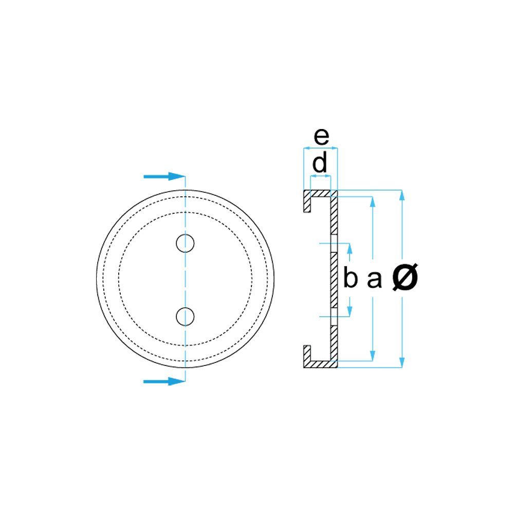 Eco Rubber pad voor Slift/IME Ø127mm - REMA TIP TOP Benelux